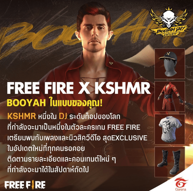 Garena ดึง DJ KSHMR ศิลปินระดับโลก มาเป็นตัวละครในเกม Free Fire - G ...